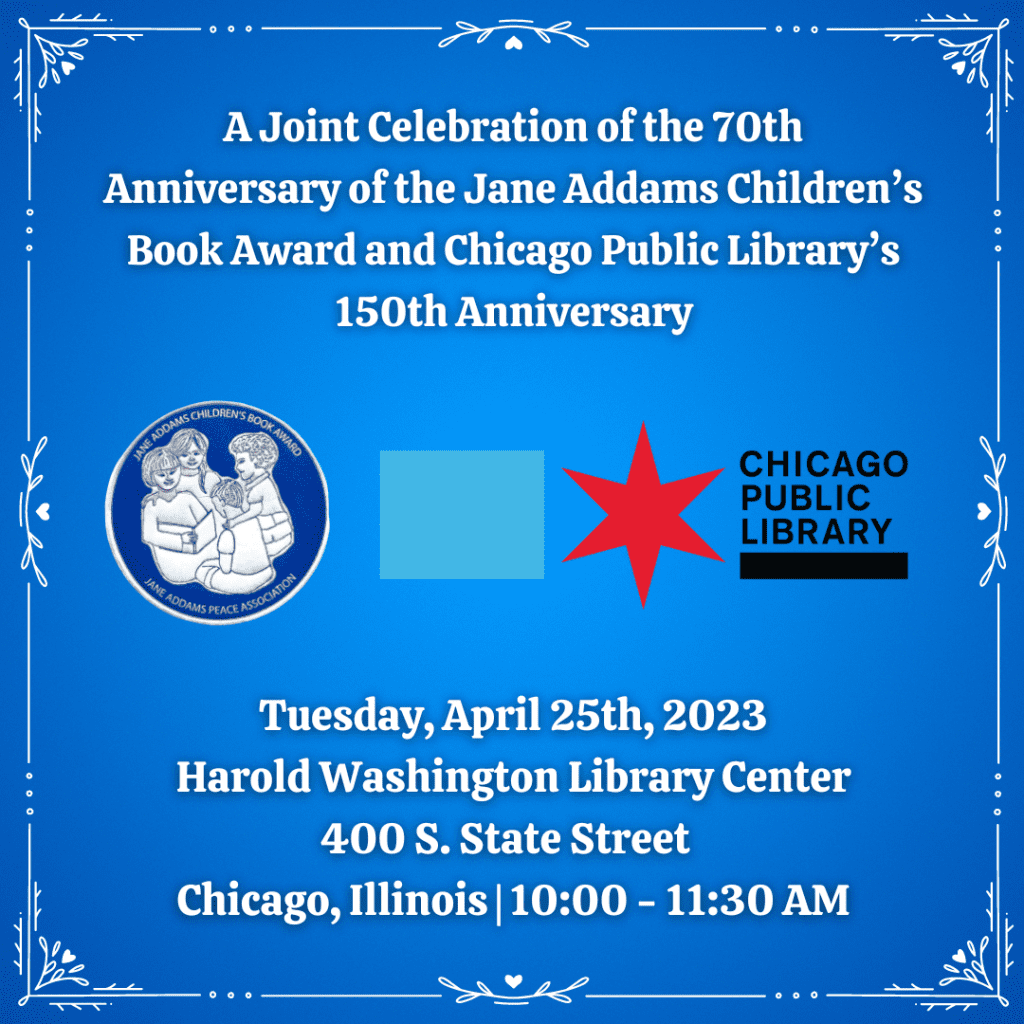 The Jane Addams Children’s Book Award Celebrates its 70th Anniversary ...